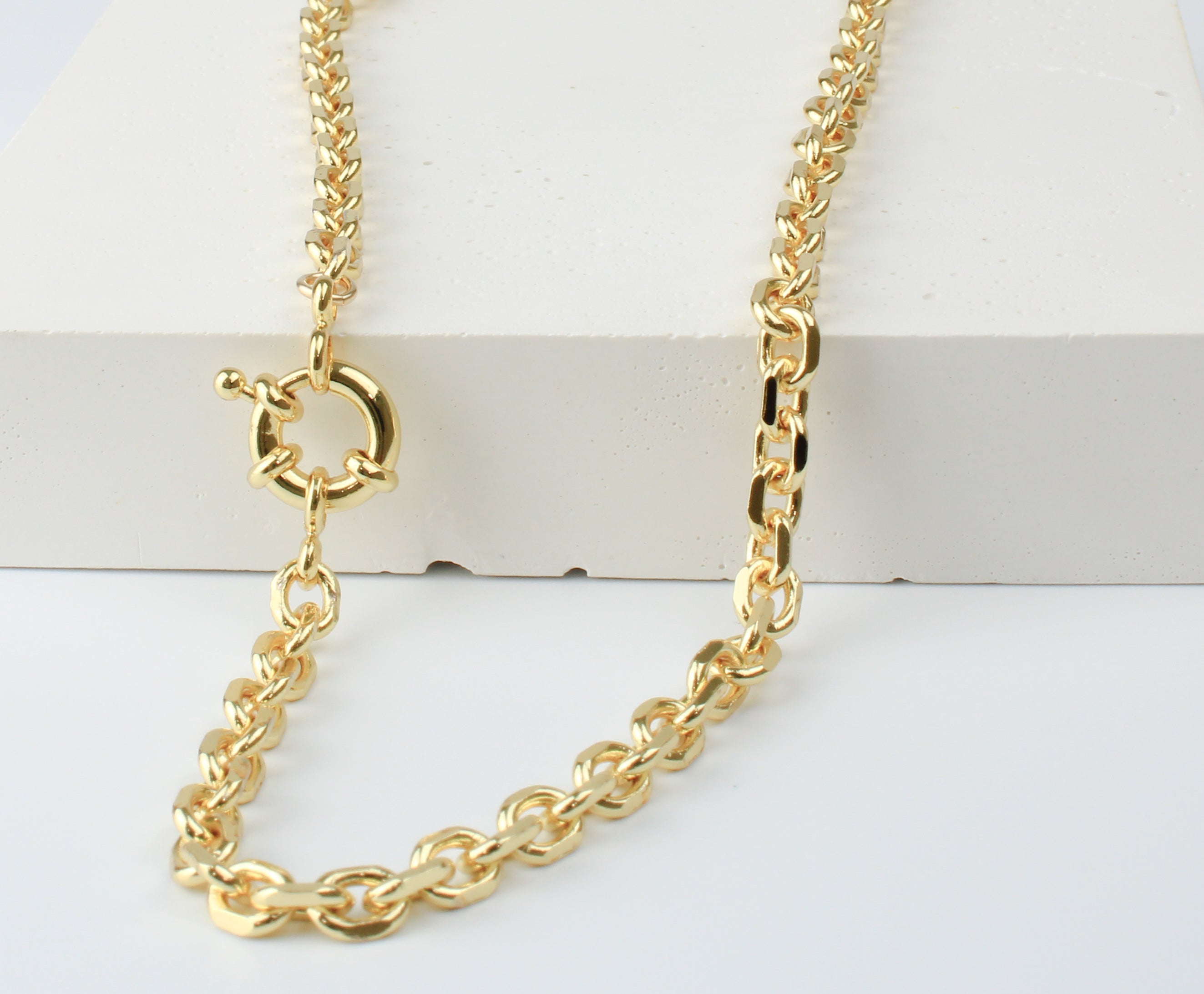 Rolo Chain Sailor Necklace – TJS